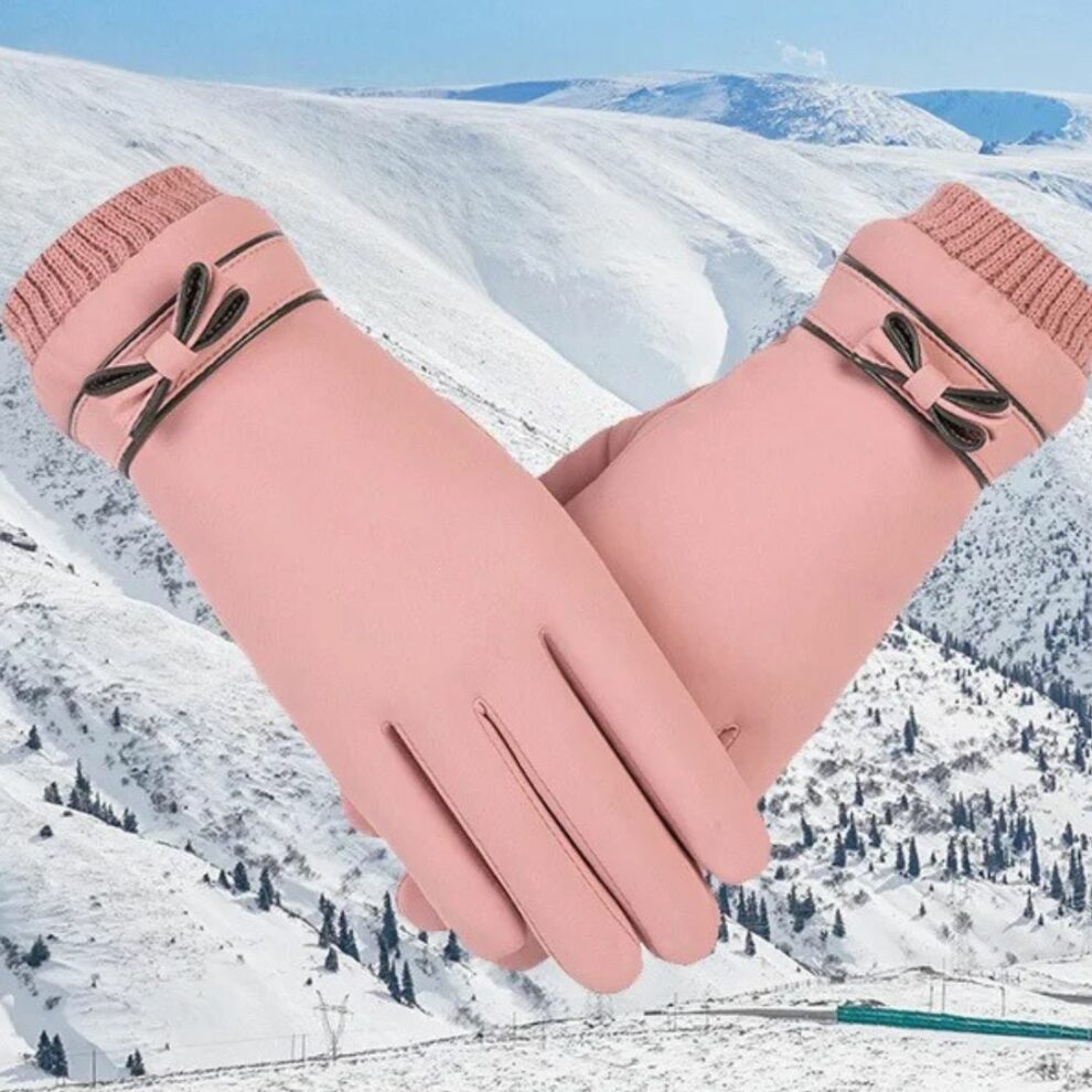 Gant polaire chauffe-mains doublés tactile femme • Mon polaire